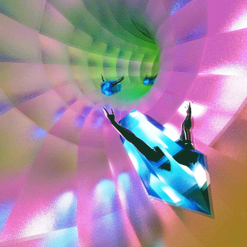 Flying New Media GIF by Trippyogi - Find & Share on GIPHY