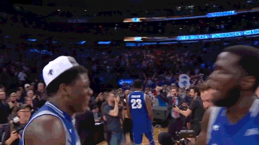 College Basketball Hug GIF by BIG EAST Conference - Find & Share on GIPHY