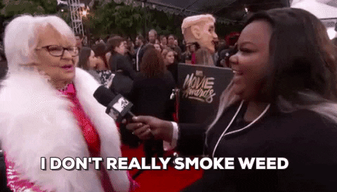 Red Carpet I Dont Really Smoke Weed GIF by MTV Movie & TV Awards - Find ...