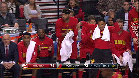 Kent Bazemore Nba GIF by Atlanta Hawks - Find & Share on GIPHY