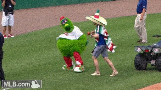 Mascot Phi GIF by MLB - Find & Share on GIPHY