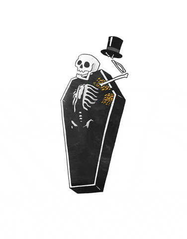 Skeleton Die GIF by Ben Marriott - Find & Share on GIPHY