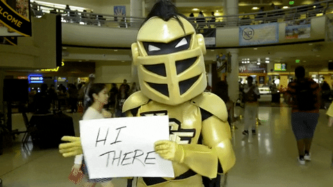 Wave Hello GIF by UCF Knights - Find & Share on GIPHY