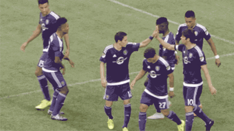 Dance Goal GIF by Orlando City SC - Find & Share on GIPHY