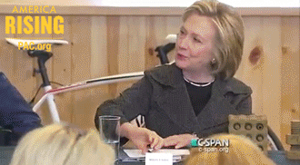 Sarcastic Hillary Clinton GIF by America Rising PAC - Find & Share on GIPHY