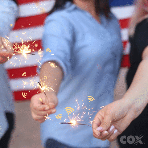 Independence Day Fireworks GIF by Cox Communications - Find & Share on ...