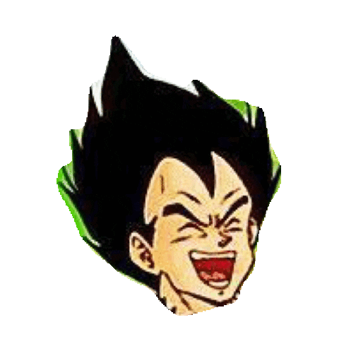 Dragon Ball Z Laughing Sticker by imoji for iOS & Android | GIPHY