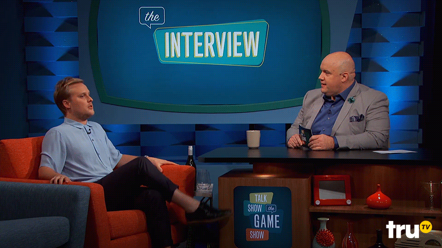 Interview Talk Show The Game Show GIF by truTV - Find & Share on GIPHY