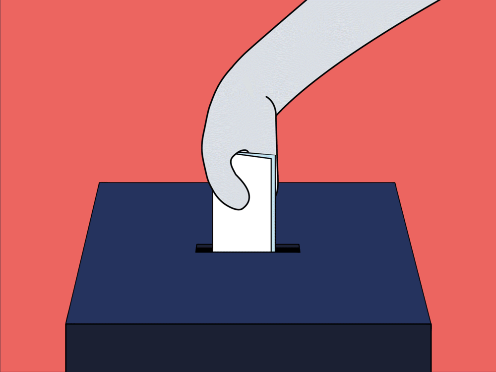 Voting Turn Up GIF by Jelly London - Find & Share on GIPHY