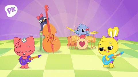 Awesome Band GIF by PlayKids - Find & Share on GIPHY