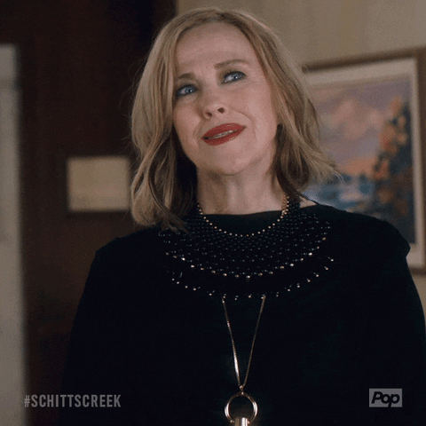 Comedy Pop GIF by Schitt's Creek - Find & Share on GIPHY