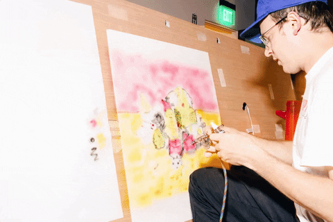Jayme Lemperle Airbrush Gif By Jammertime Find Share On Giphy