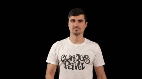 Turn Around Smile GIF by Curious Pavel - Find & Share on GIPHY