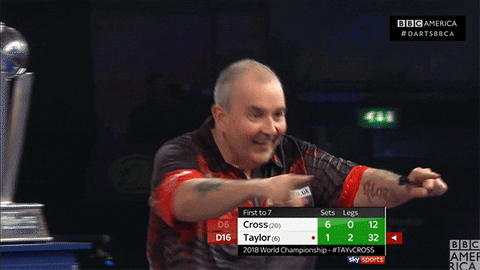 Celebrating Premier League Darts GIF by BBC America - Find & Share on GIPHY