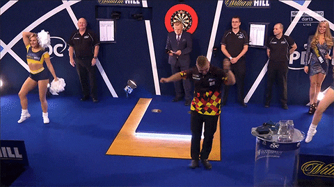 Premier League Darts Dance GIF by BBC America - Find & Share on GIPHY