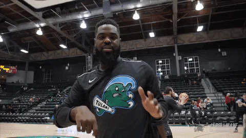 Men'S Basketball Cooking GIF by GreenWave - Find & Share on GIPHY