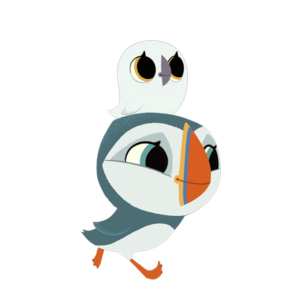 Run Love GIF by Puffin Rock - Find & Share on GIPHY