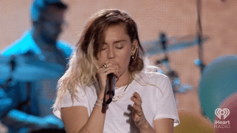 Miley Cyrus GIF by iHeartRadio - Find & Share on GIPHY