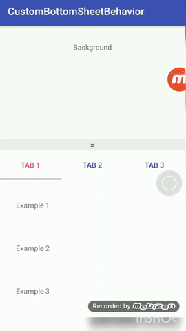 GitHub - rahmadarifan/CustomBottomSheetBehavior: CustomBottomSheetBehavior Library for Android
