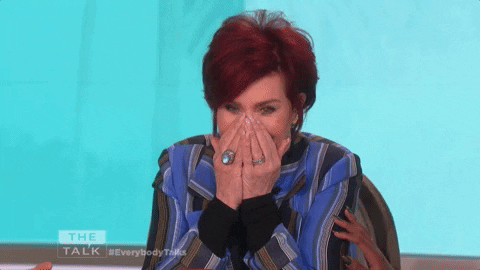 Sharon Osbourne Oops GIF by CBS - Find & Share on GIPHY