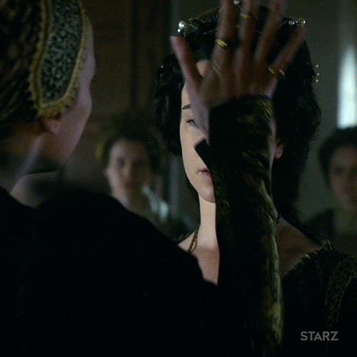 The White Princess Slap GIF by STARZ - Find & Share on GIPHY