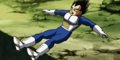 Vegeta Powering Up Gif