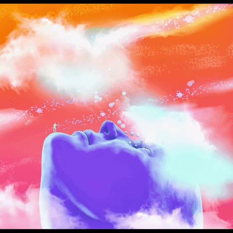 Flying Blue Sky GIF by Last Lauf - Find & Share on GIPHY