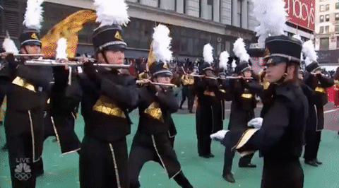 Marching Band Nbc GIF by The 91st Annual Macy’s Thanksgiving Day Parade ...
