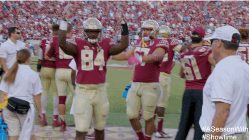 Florida State Football GIF by SHOWTIME Sports - Find & Share on GIPHY
