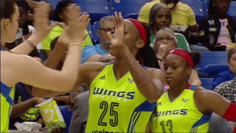 Excited Dallas Wings GIF by WNBA - Find & Share on GIPHY