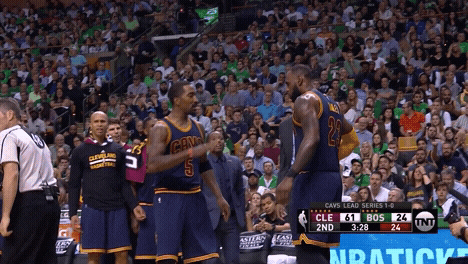 High Five Lebron James GIF by NBA - Find & Share on GIPHY