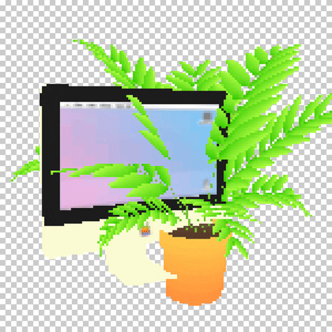 Pixels Plant GIF by jjjjjohn - Find & Share on GIPHY