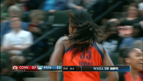 Happy Connecticut Sun GIF by WNBA - Find & Share on GIPHY