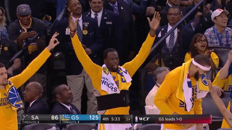 Happy Golden State Warriors GIF by NBA - Find & Share on GIPHY