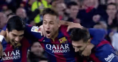 Msn Messi Neymar Suã¡Rez Barcelona Goal GIF by FC Barcelona - Find ...