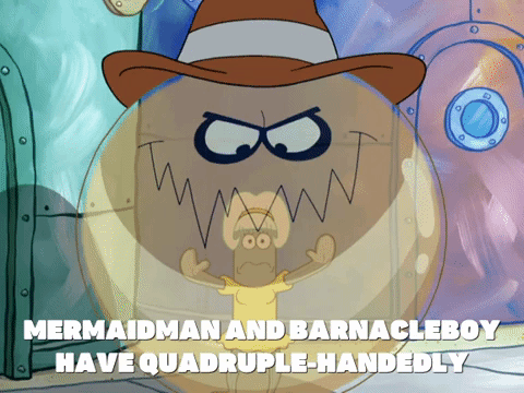 Season 8 Mermaid Man Begins GIF by SpongeBob SquarePants - Find & Share ...