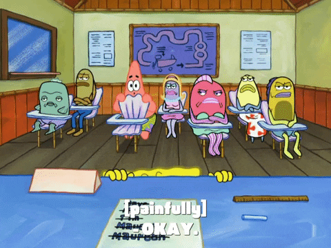 Season 8 Squidward'S School For Grown Ups GIF by SpongeBob SquarePants ...
