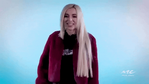 Happy Ava Max GIF by Music Choice - Find & Share on GIPHY