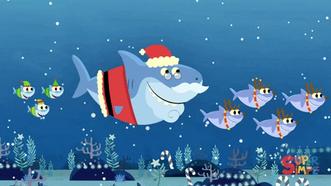 Christmas Baby Shark GIF by Super Simple - Find & Share on GIPHY
