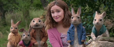 Peter Rabbit GIF - Find & Share on GIPHY