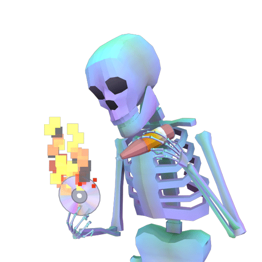 Skeleton Sticker for iOS & Android | GIPHY