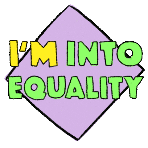 Sticker Equality Sticker by Art Baby Girl for iOS & Android | GIPHY