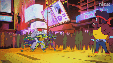 Ninja Turtles Dance GIF by Teenage Mutant Ninja Turtles - Find & Share ...