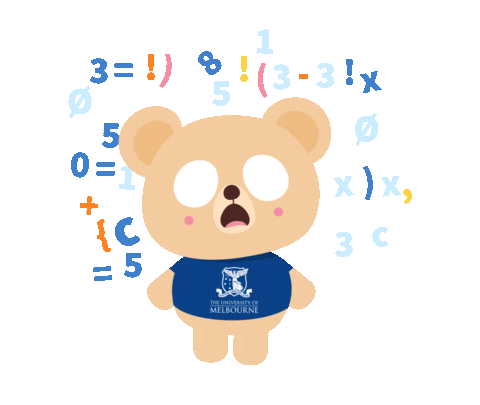 Math Study Sticker by The University of Melbourne for iOS & Android | GIPHY