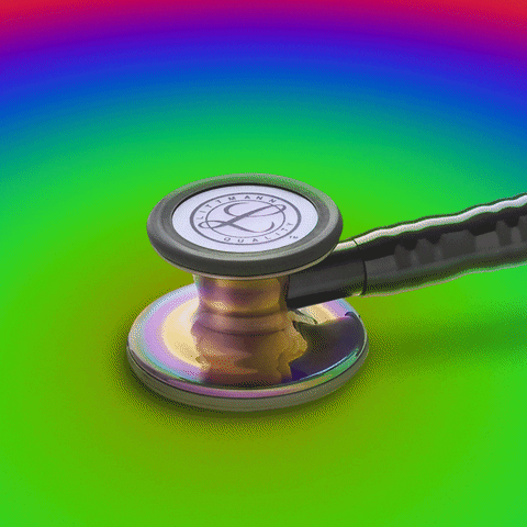 Stethoscope Rainbowcore GIF by Eko Health - Find & Share on GIPHY