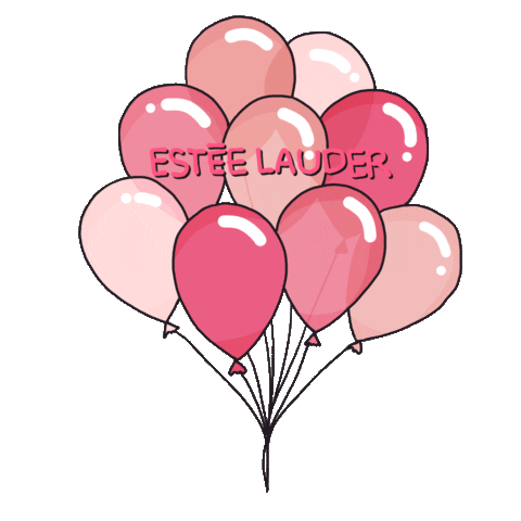 Pink Balloons Sticker by Estee Lauder KR for iOS & Android | GIPHY