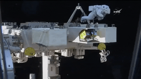 Space Station Spacewalk GIF by NASA - Find & Share on GIPHY