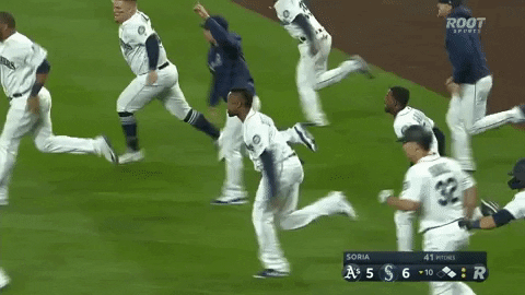 Seattle Mariners GIF by ROOT SPORTS - Find & Share on GIPHY