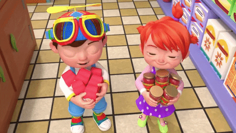 Grocery Store Yes GIF by moonbug - Find & Share on GIPHY