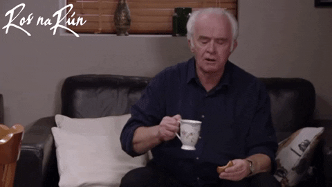 Tea Drinking GIF by Ros na Rún - Find & Share on GIPHY